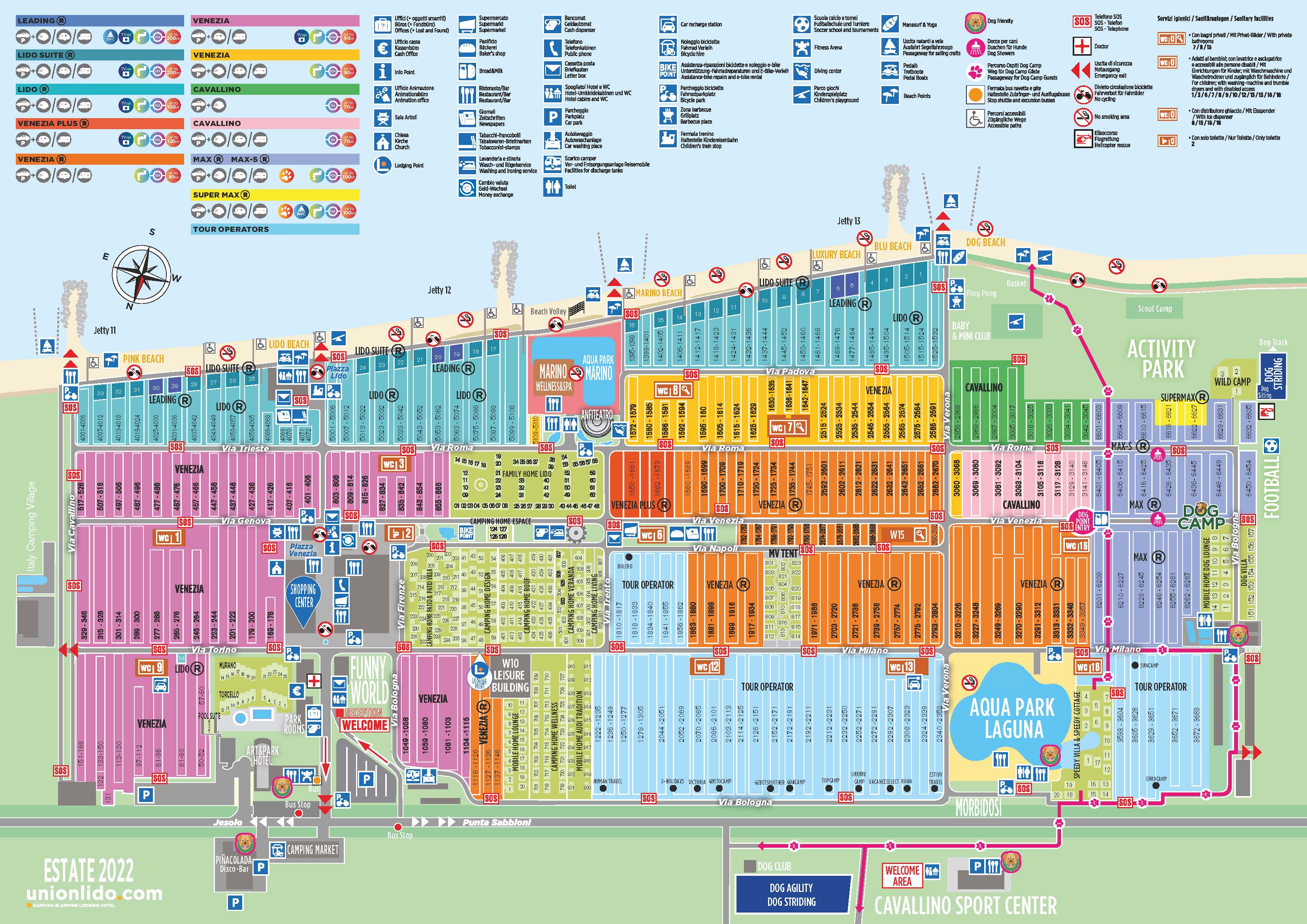 Camping Union Lido • Rezerwuj camping we Włoszech z CampRest