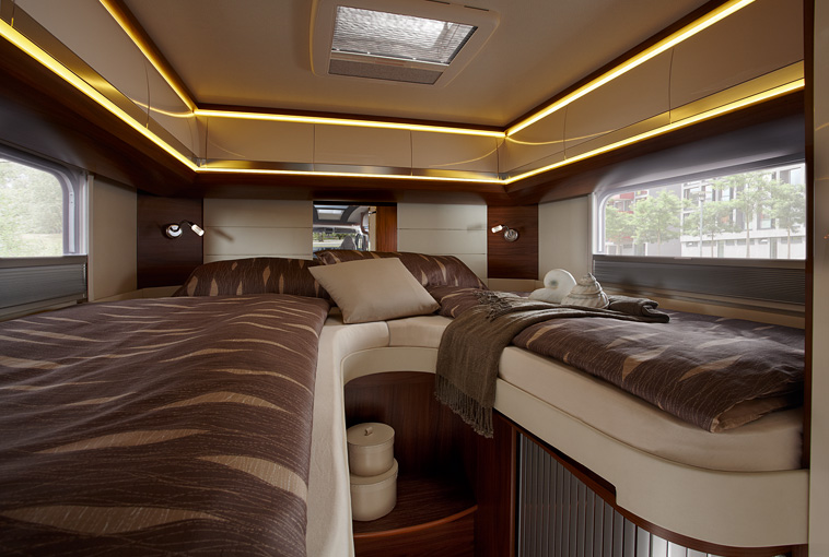 Hobby Premium Van - a motorhome full of light