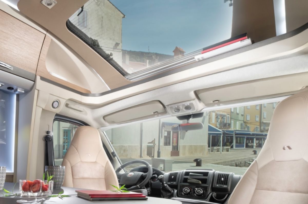 Adria Compact Slide Out - a motorhome enlarged with a button